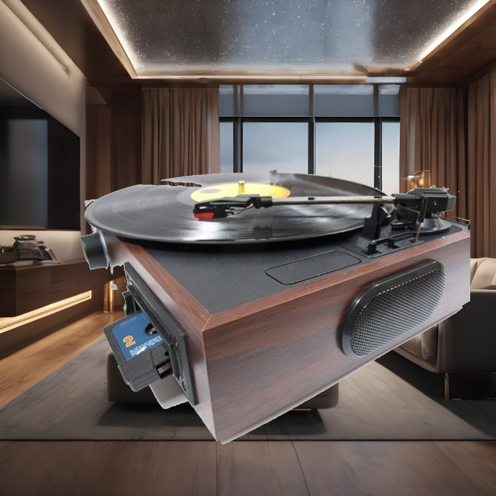 MBEAT USB Turntable and Cassette to Digital Recorder 2-in-1: Digitize ...