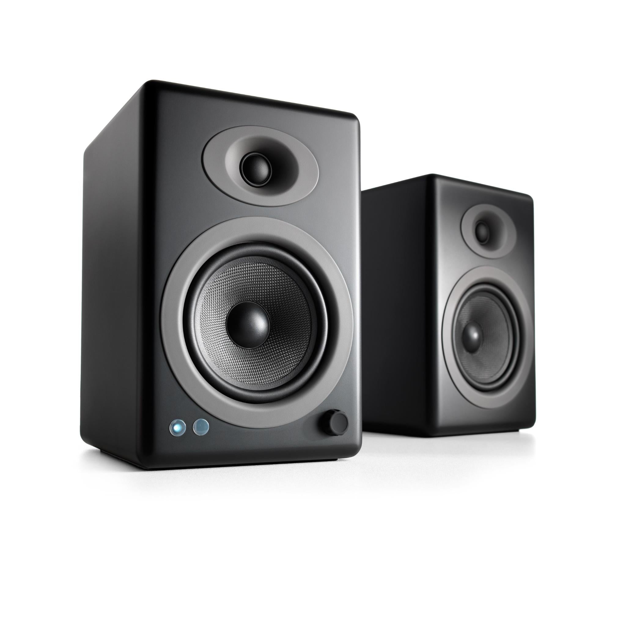 Audioengine A5+ Wireless Powered Bookshelf Speakers (Satin Black)