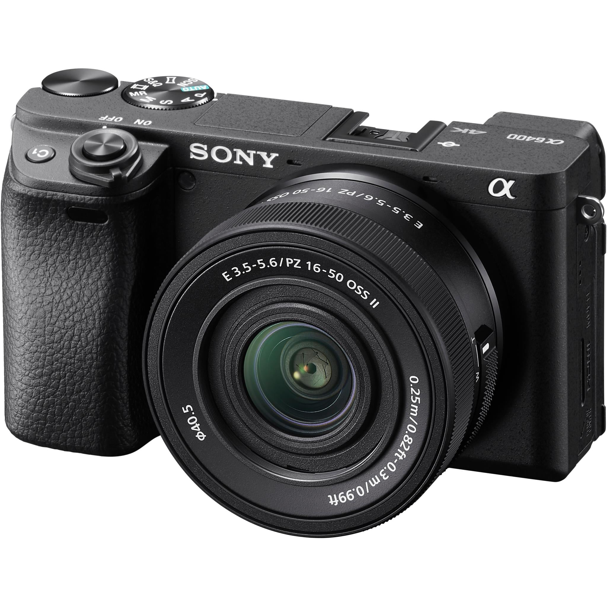 Sony Alpha 6400 Mirrorless E-mount APS-C Camera with 16-50mm2 Power Zo