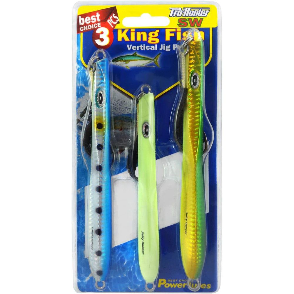 Pro Hunter Kingfish Vertical 3 pc Jig Lure Kit | TECH SUPPLY SHED