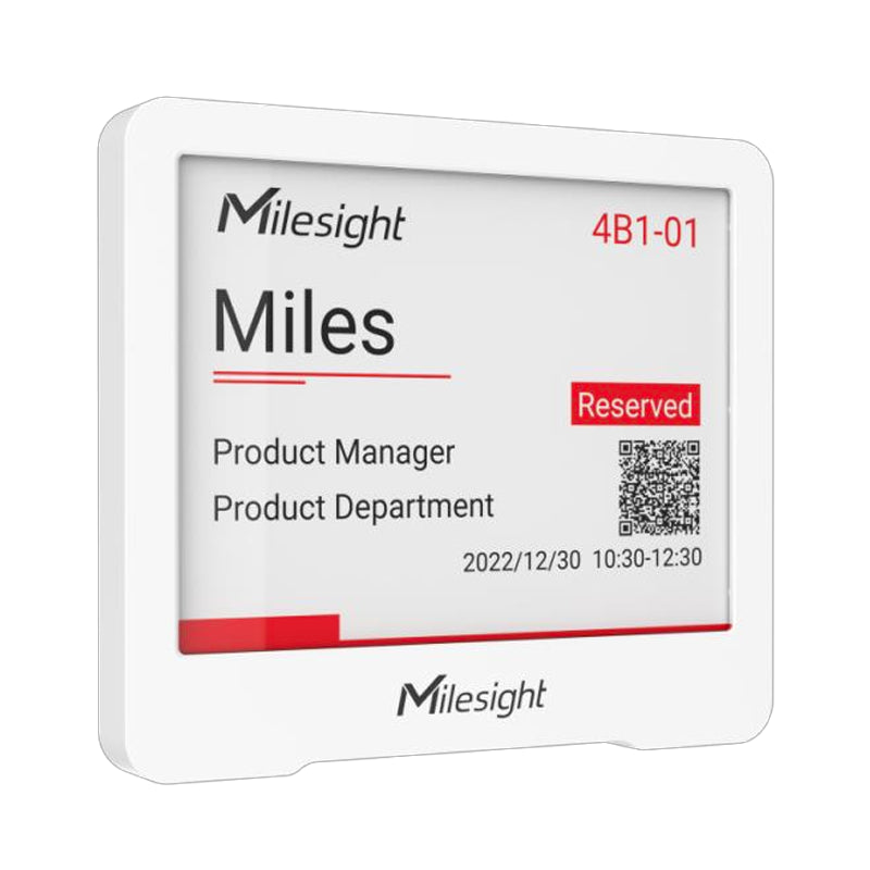 MIlesight LoRaWAN AS923/AU915 DS3604 IoT E-Ink Display | TECH SUPPLY SHED