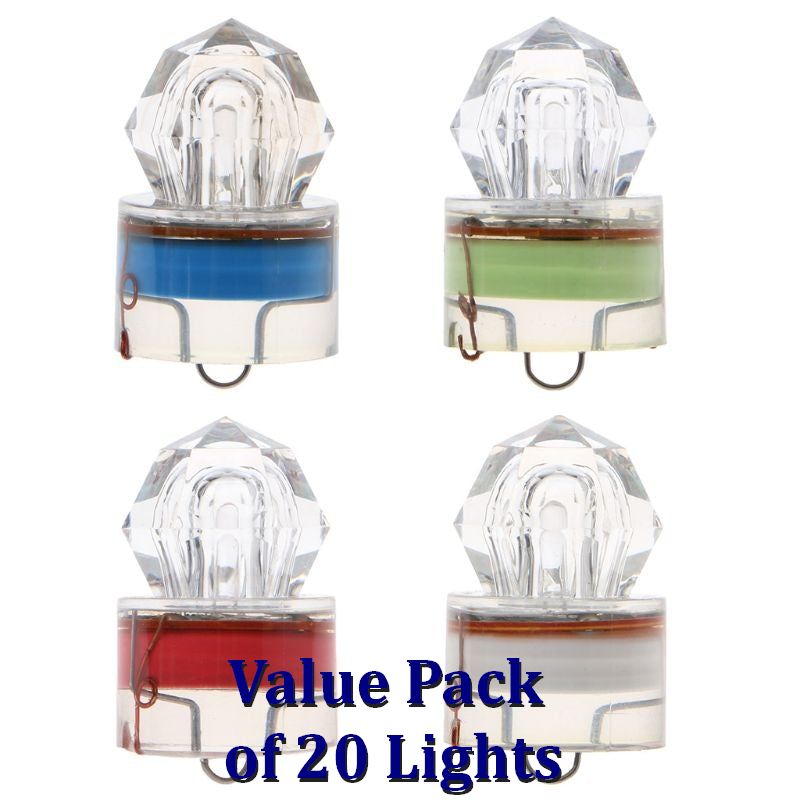 20 pcs Deep Water Strobe Fishing Light - Value Pack