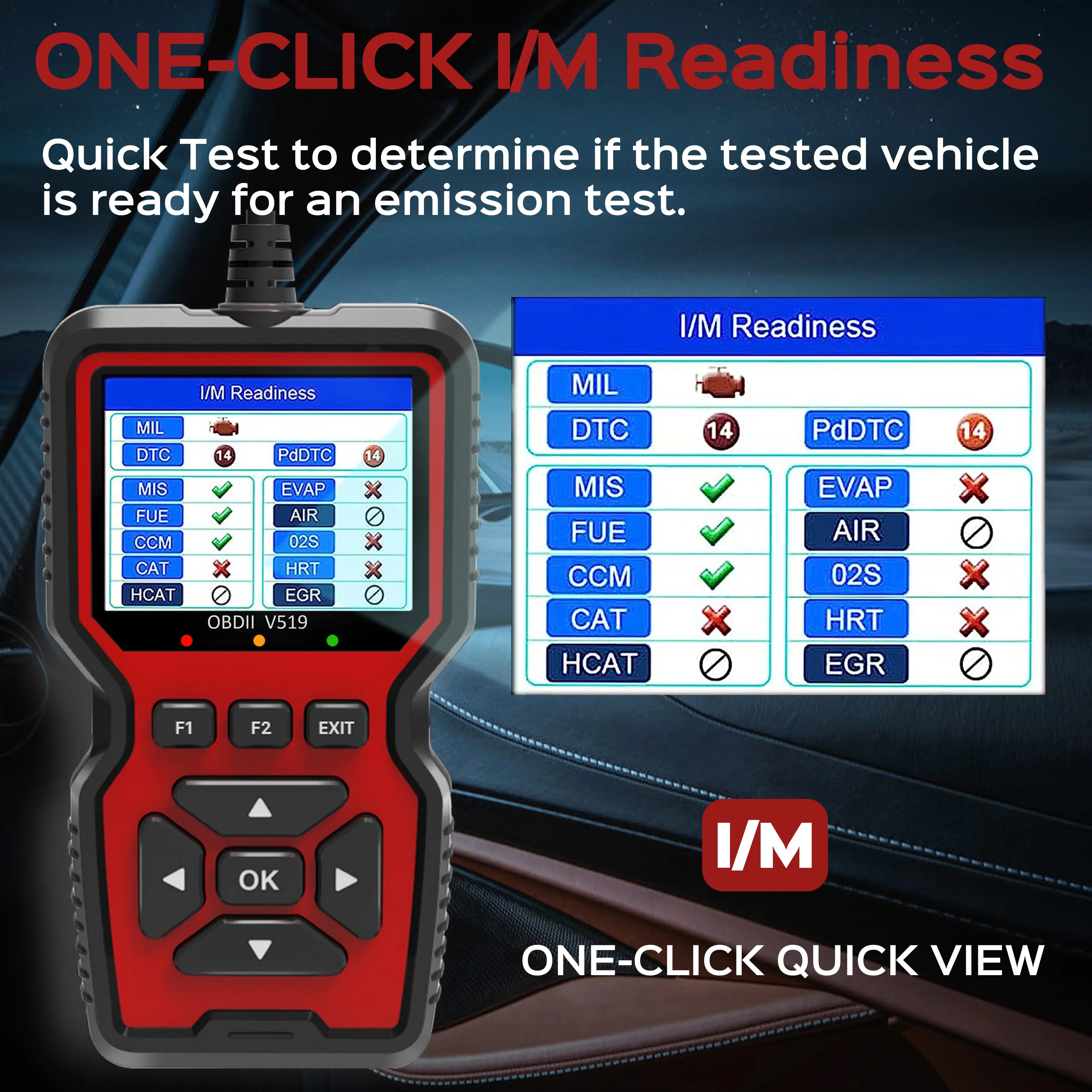 OBD2 Scanner - diagnostic tool for mechanics, DIY enthusiasts