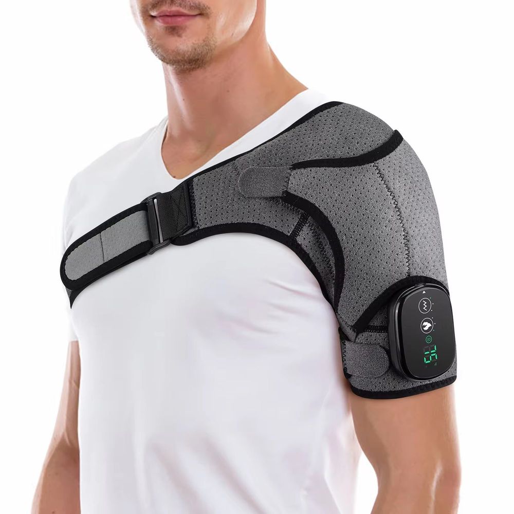 Electric Shoulder Massager with Heating and Vibration for Ultimate Rel
